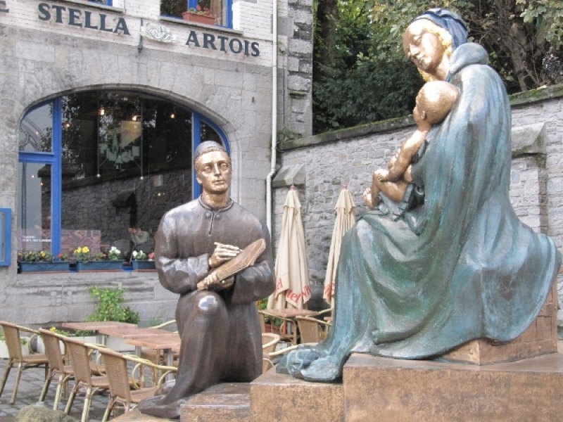 Marcel Wolfers - Heilige Lucas schildert de Maagd Maria